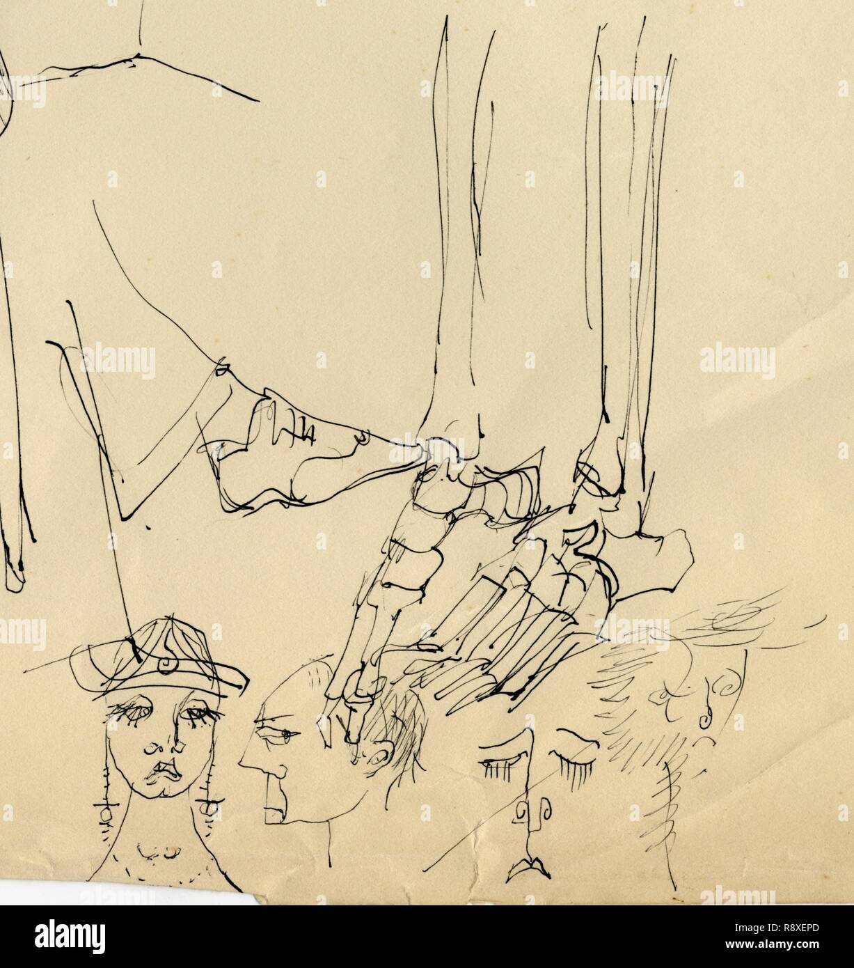 Cartoon face 1950s hi-res stock photography and images - Alamy