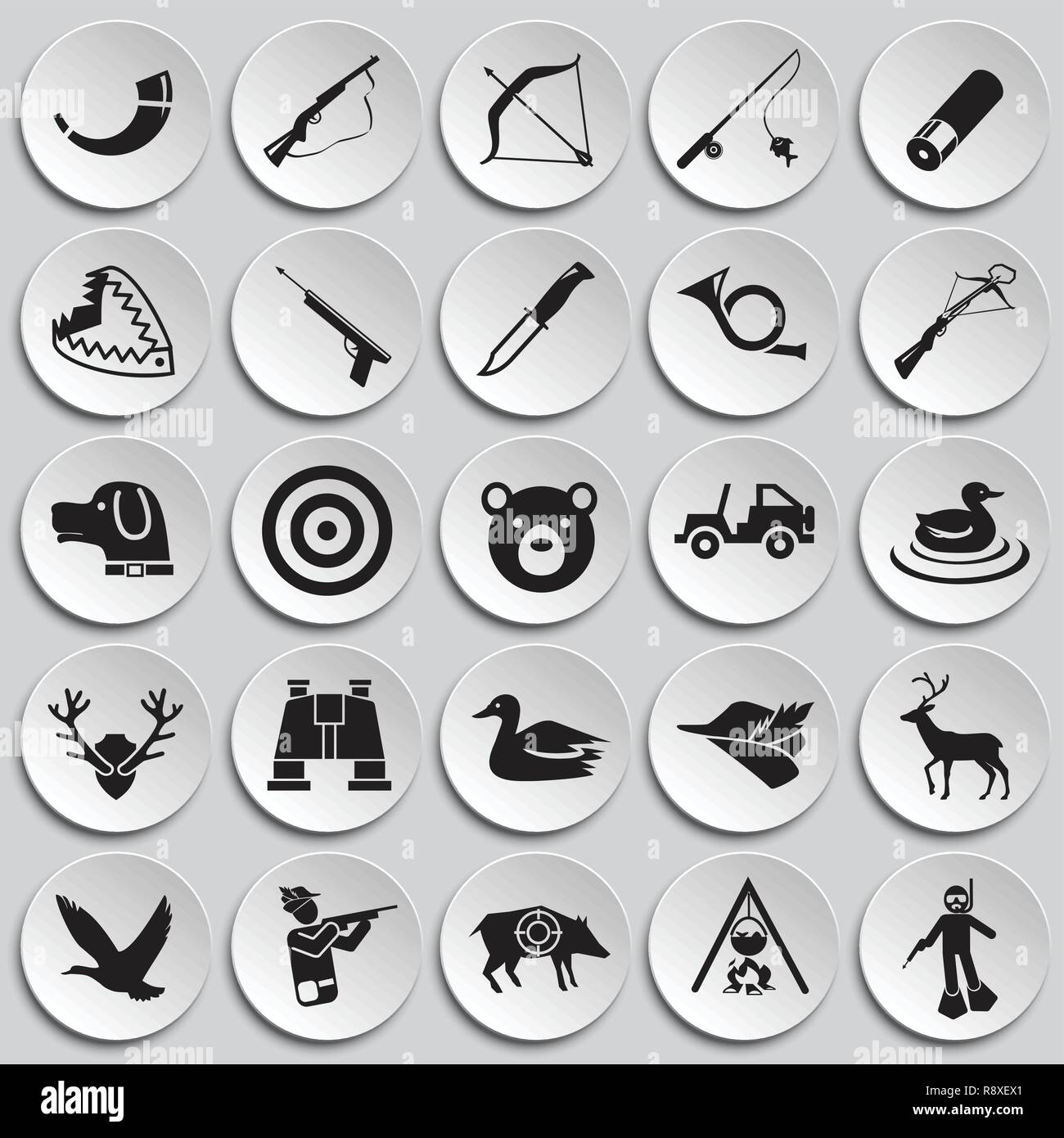 Spearfishing bird Stock Vector Images - Alamy