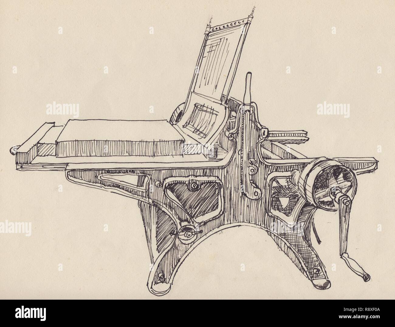 Litho printing press hi-res stock photography and images - Alamy