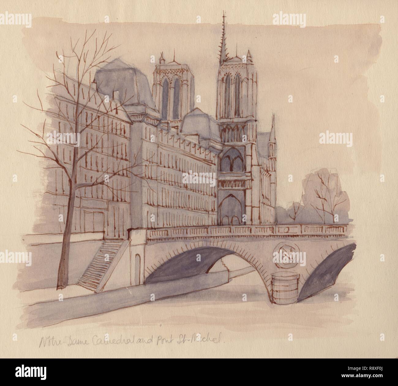 1950s paris colour hi-res stock photography and images - Alamy