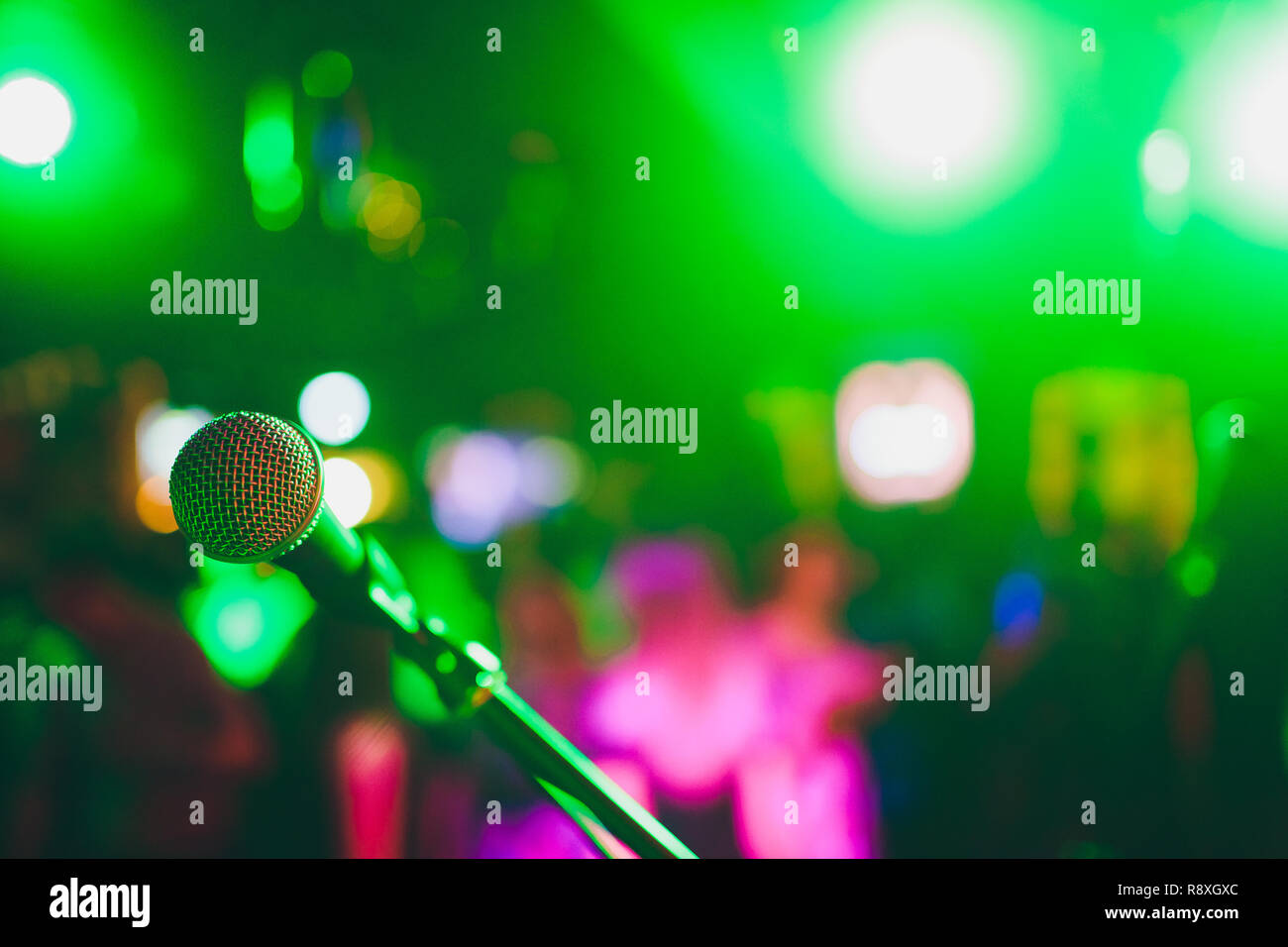 Mike close up in room hi-res stock photography and images - Alamy