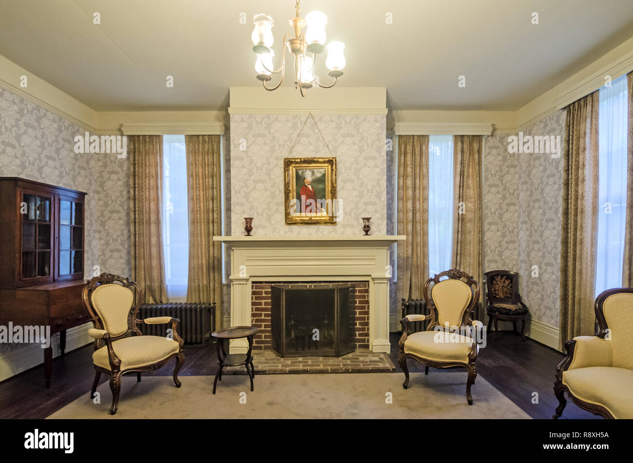 William Faulkner’s parlor is pictured at his home at Rowan Oak, May 30 ...