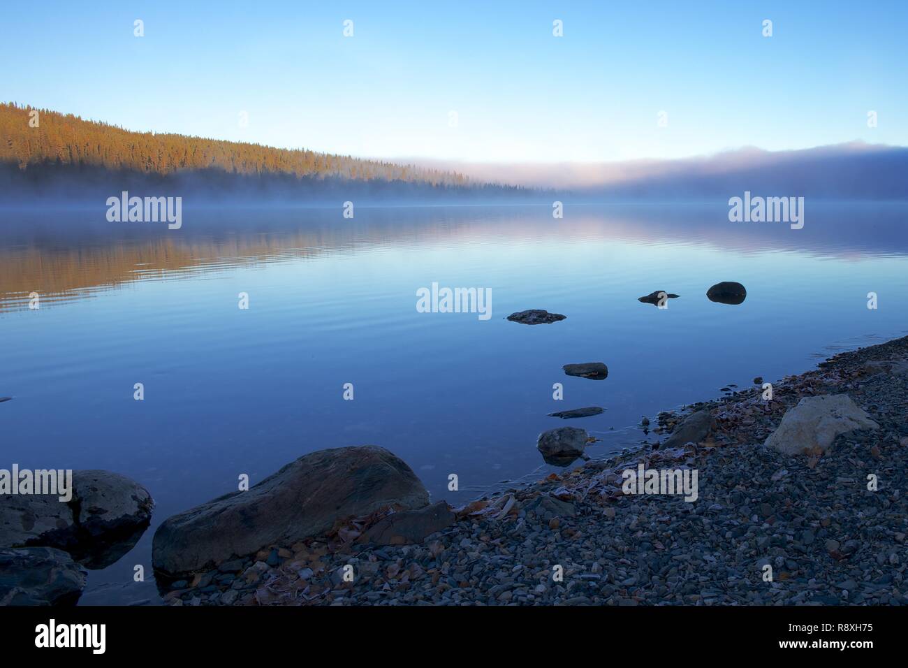 Smoke on water Stock Photo - Alamy