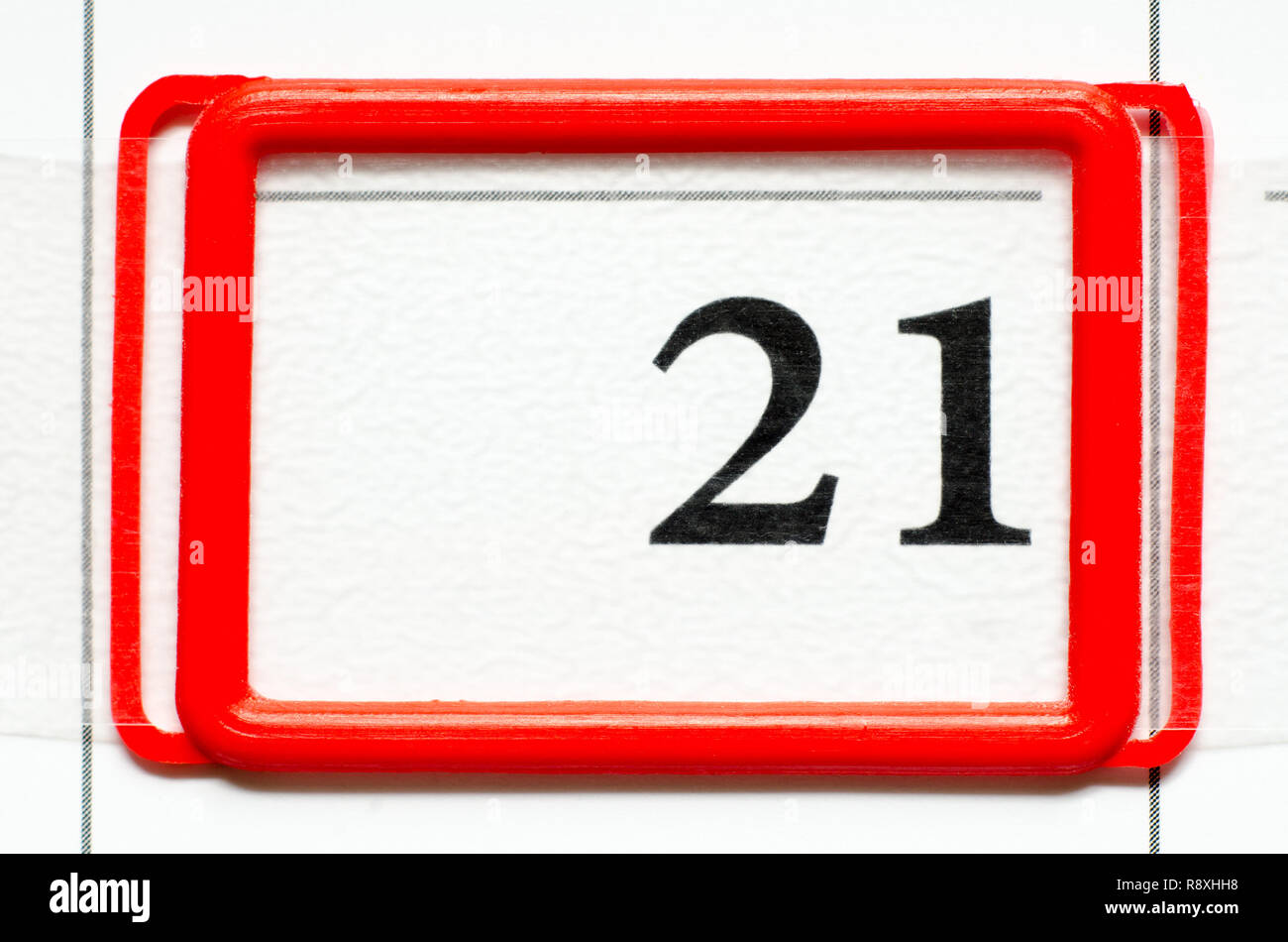 One page calendar hi-res stock photography and images - Alamy