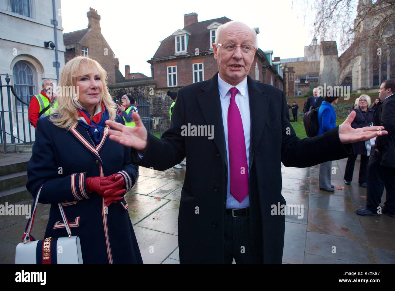 London, UK, 17 December 2018. Former Irish Traditional Unionist Voice ...