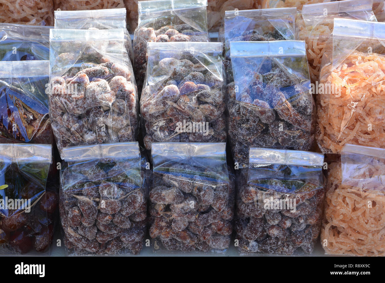 Tamarind mix with sugar in plastic bag Stock Photo - Alamy