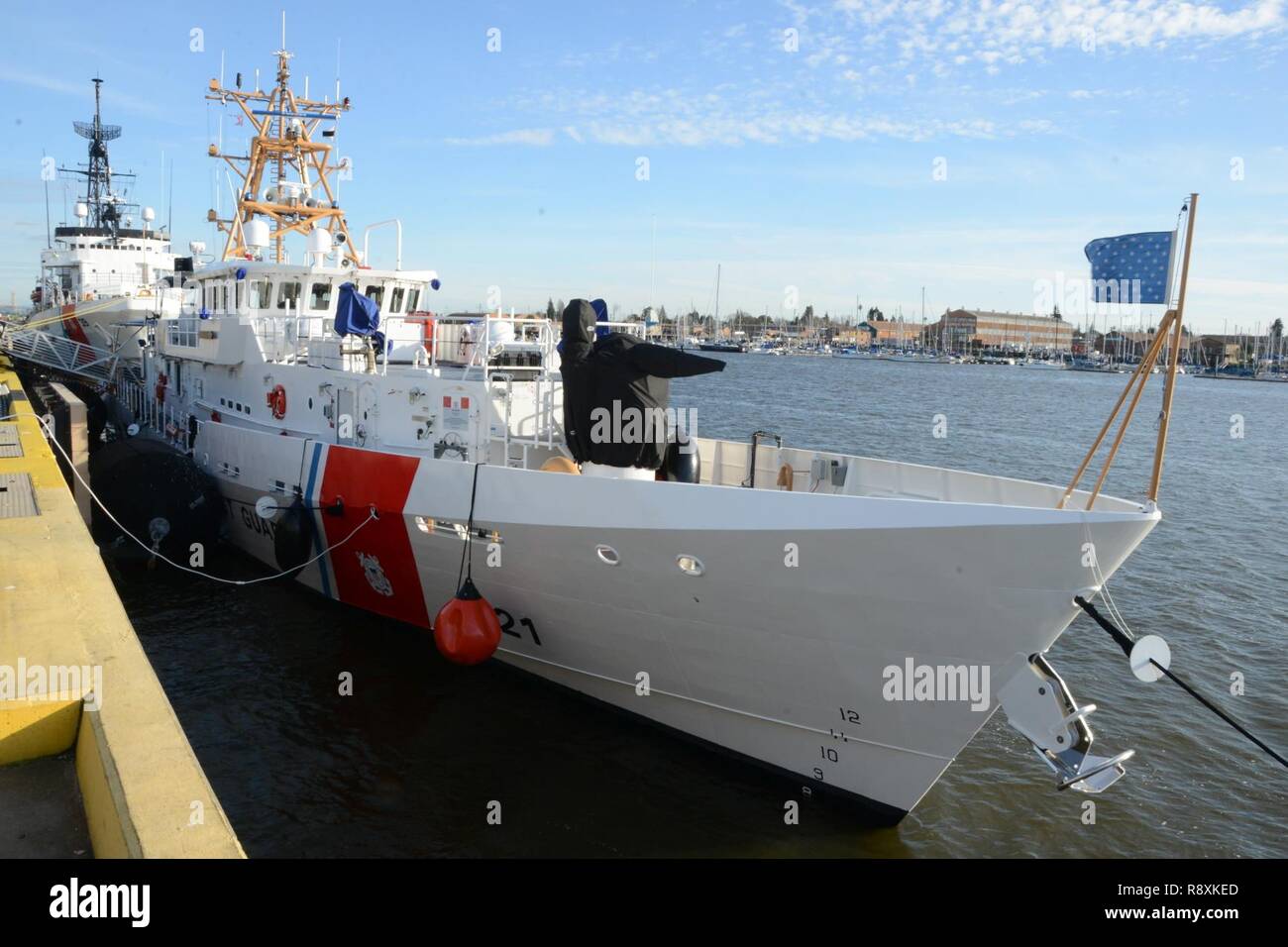 The Coast Guard Cutter John McCormick (WPC 1121) sits moored at Coast ...
