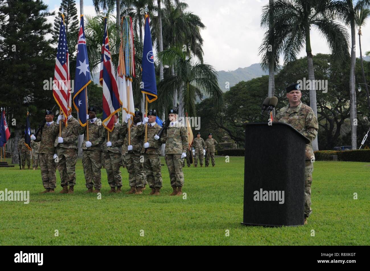 Brig. Gen. Doug Anderson (right), incoming Deputy Commanding General ...