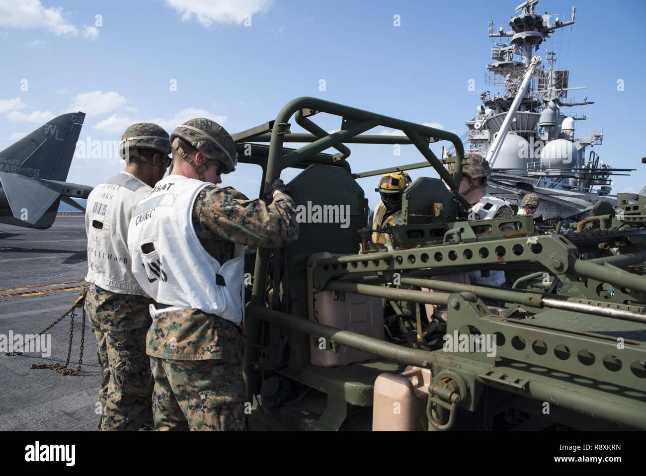 PHILIPPINE SEA (March 15, 2017) Marines assigned to Battalion Landing ...