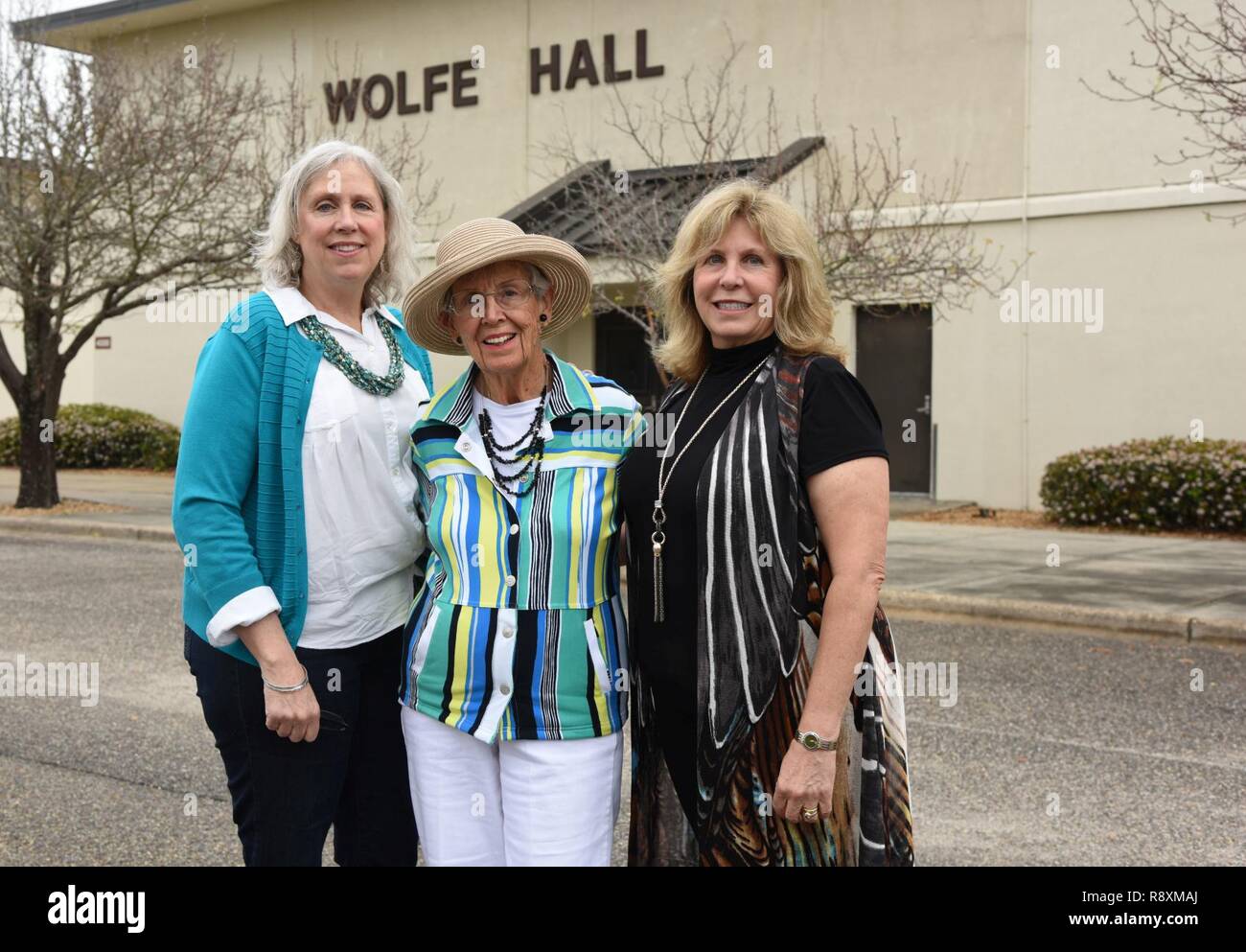 Jean Wolfe Zartman, daughter of Lt. Leroy Wolfe, and his granddaughters ...