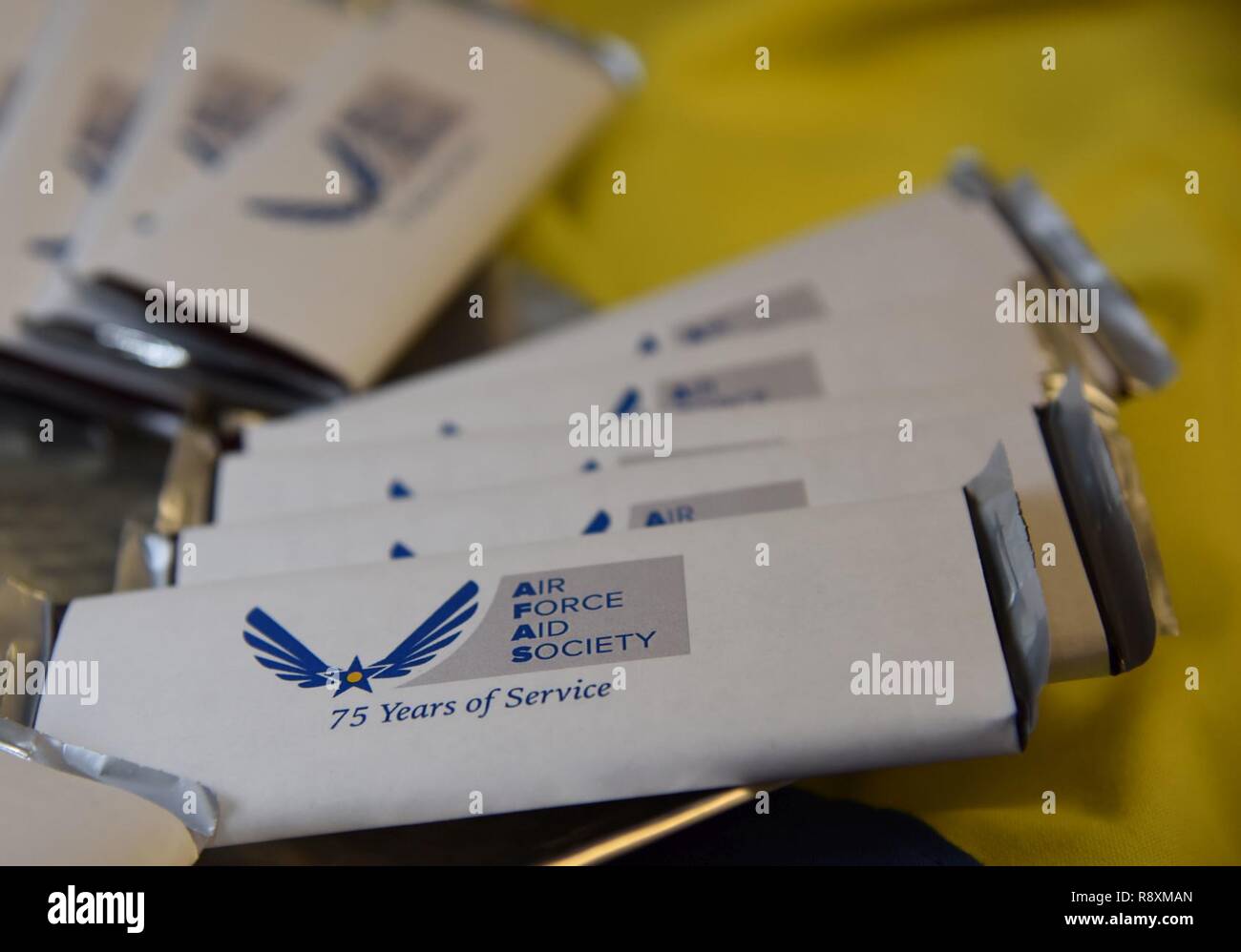 Mementos sit on display during the Air Force Aid Society 75th ...