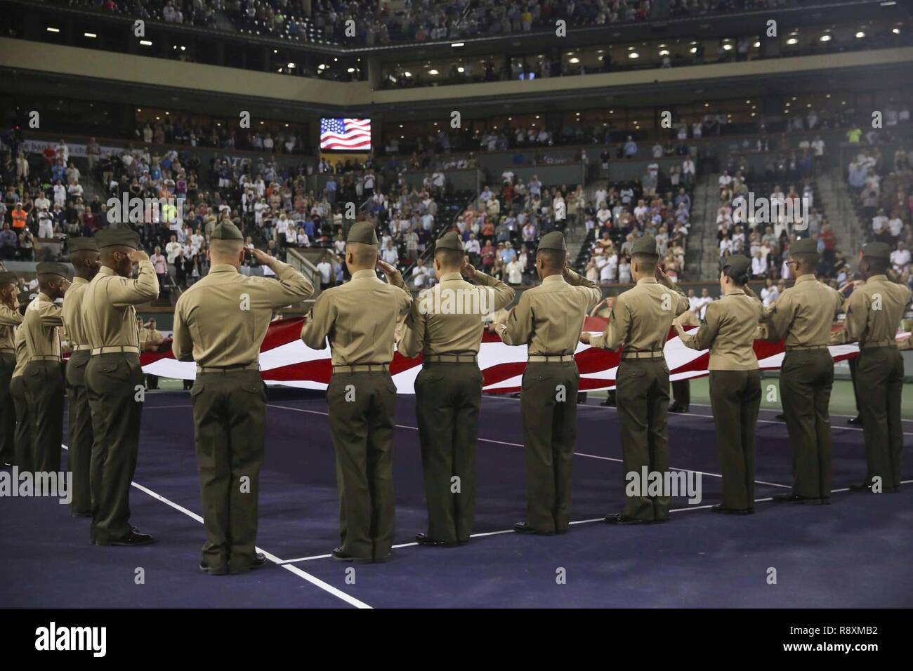 Marines with Bravo Co., Communication Training Battalion, Marine Corps ...