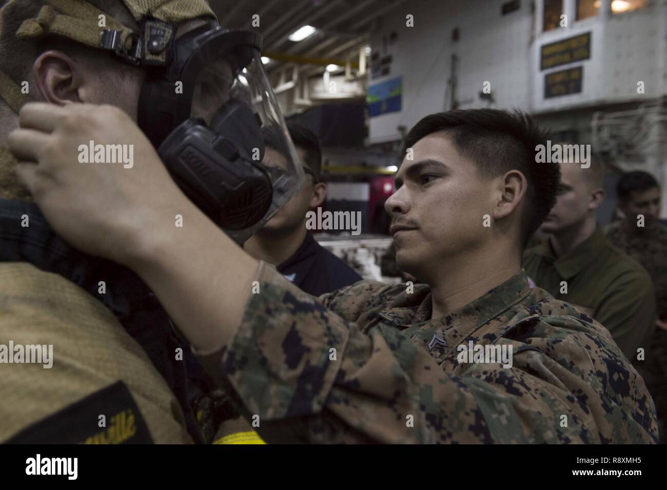 PHILIPPINE SEA (March 15, 2017) Cpl. Jason Gutierrez, from Johnson City ...