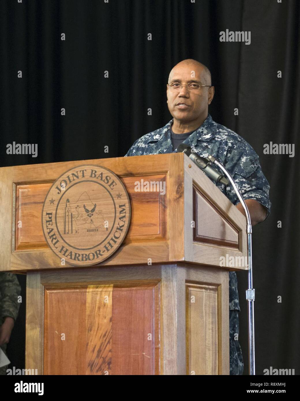 PEARL HARBOR (March 15, 2017) Capt. Stanley Keeve, Jr., Commander ...