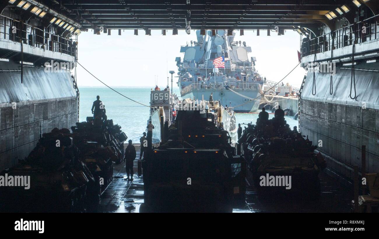 ROTA, Spain (March 12, 2017) The amphibious assault ship USS Bataan ...