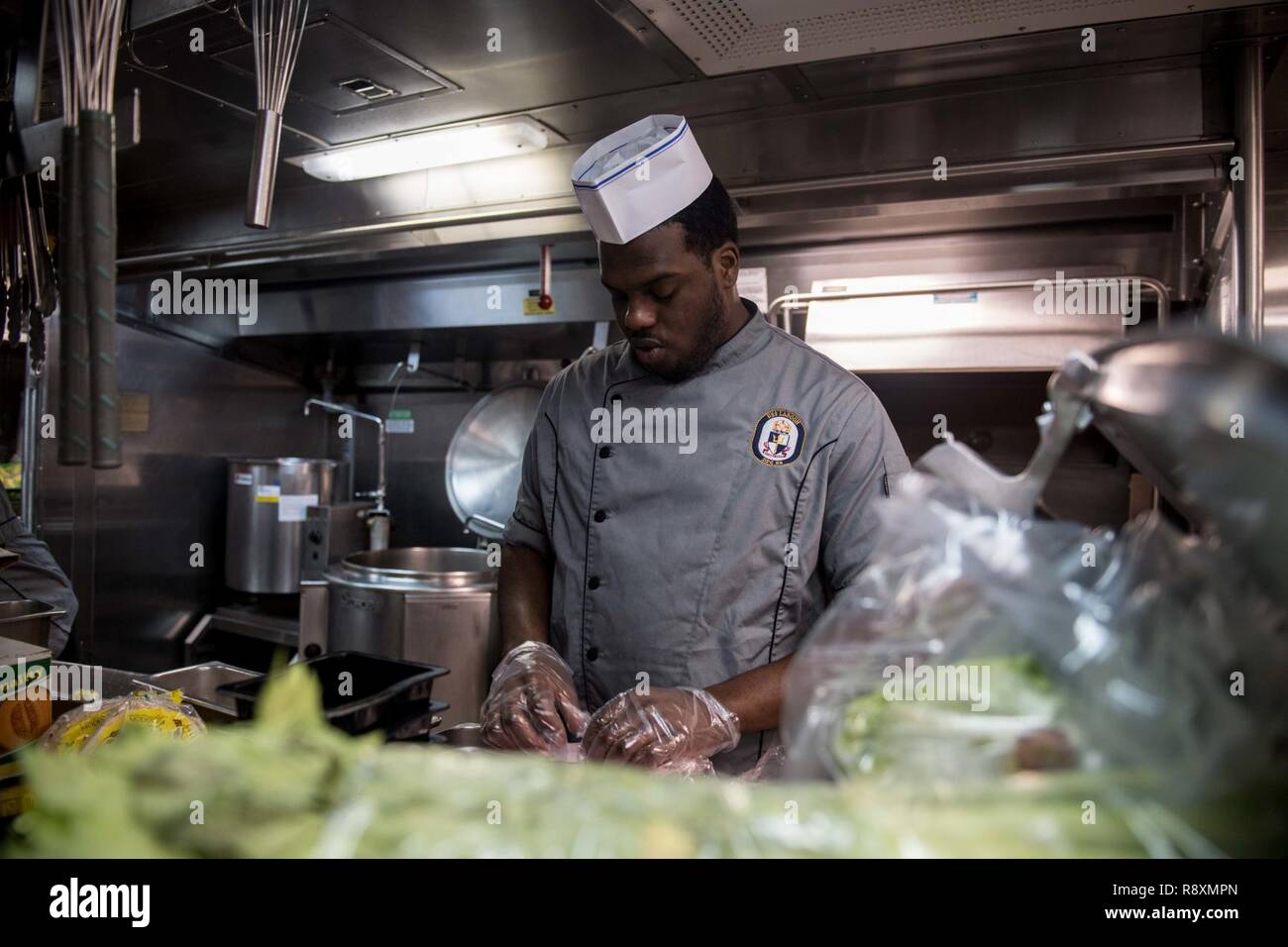 U.S. 5TH FLEET AREA OF OPERATIONS (Mar. 11, 2017) -Culinary Specialist ...