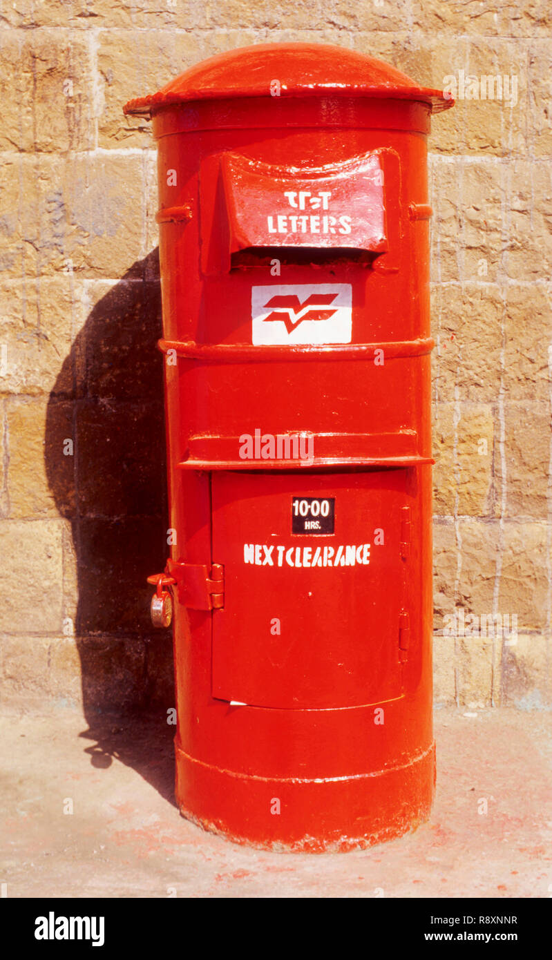 post box, mumbai bombay, maharashtra, india Stock Photo - Alamy
