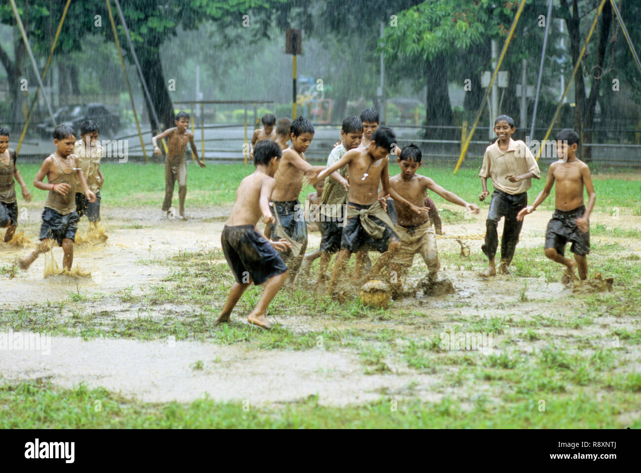 Mud Football High Resolution Stock Photography and Images - Alamy