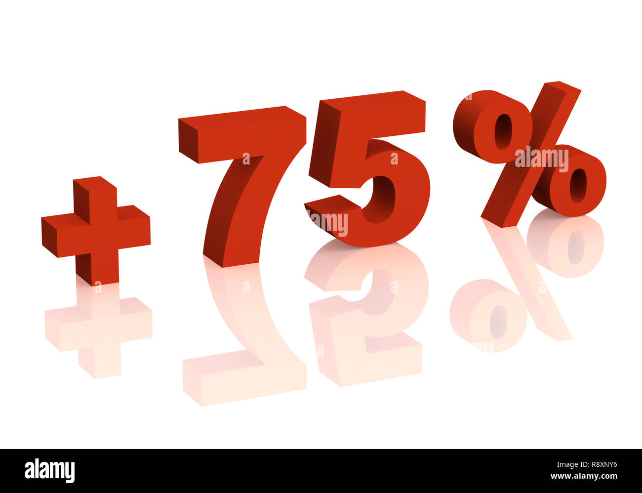 3d seventy five percent hi-res stock photography and images - Alamy
