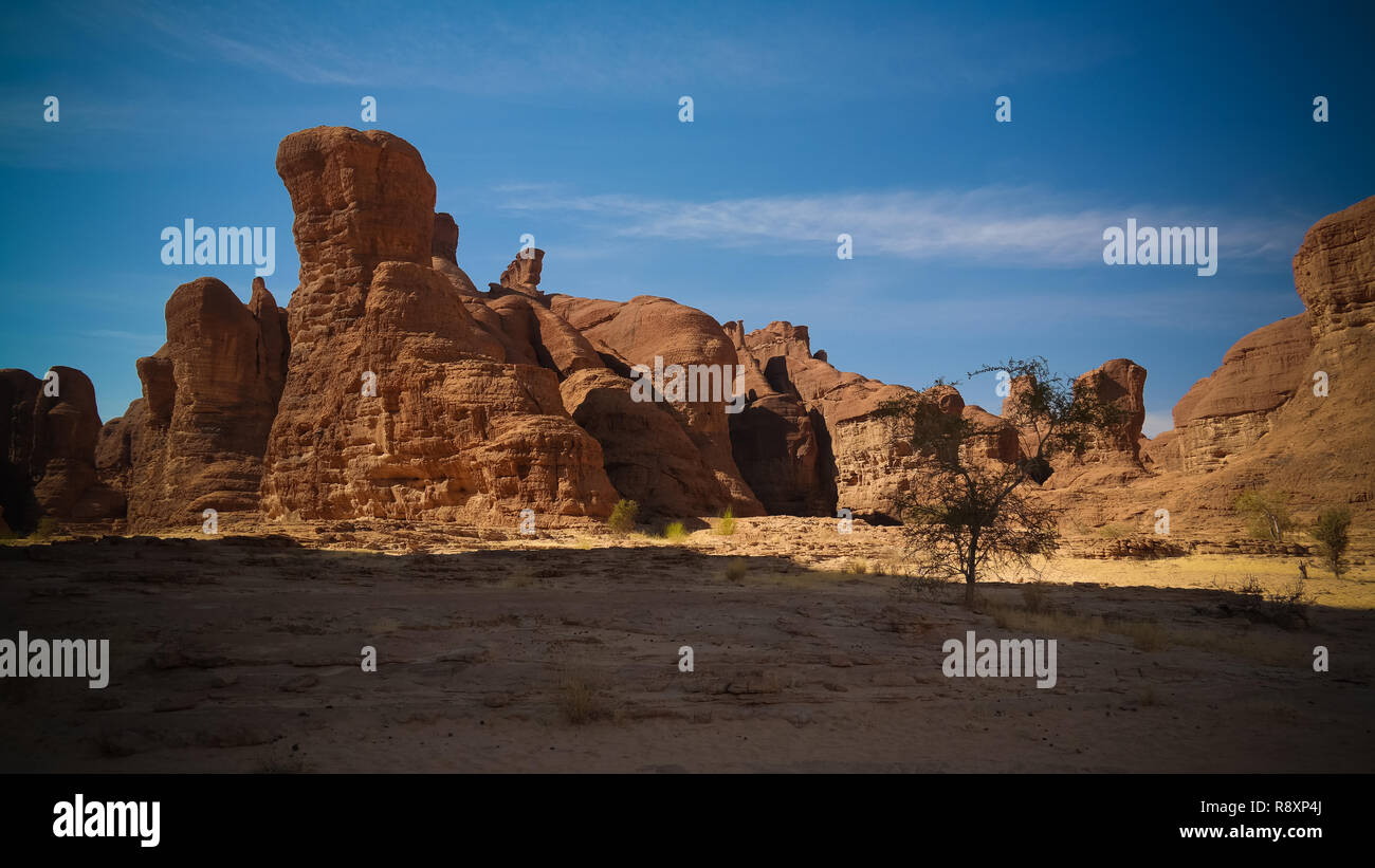 Abstract Rock formation at plateau Ennedi, Chad Stock Photo - Alamy