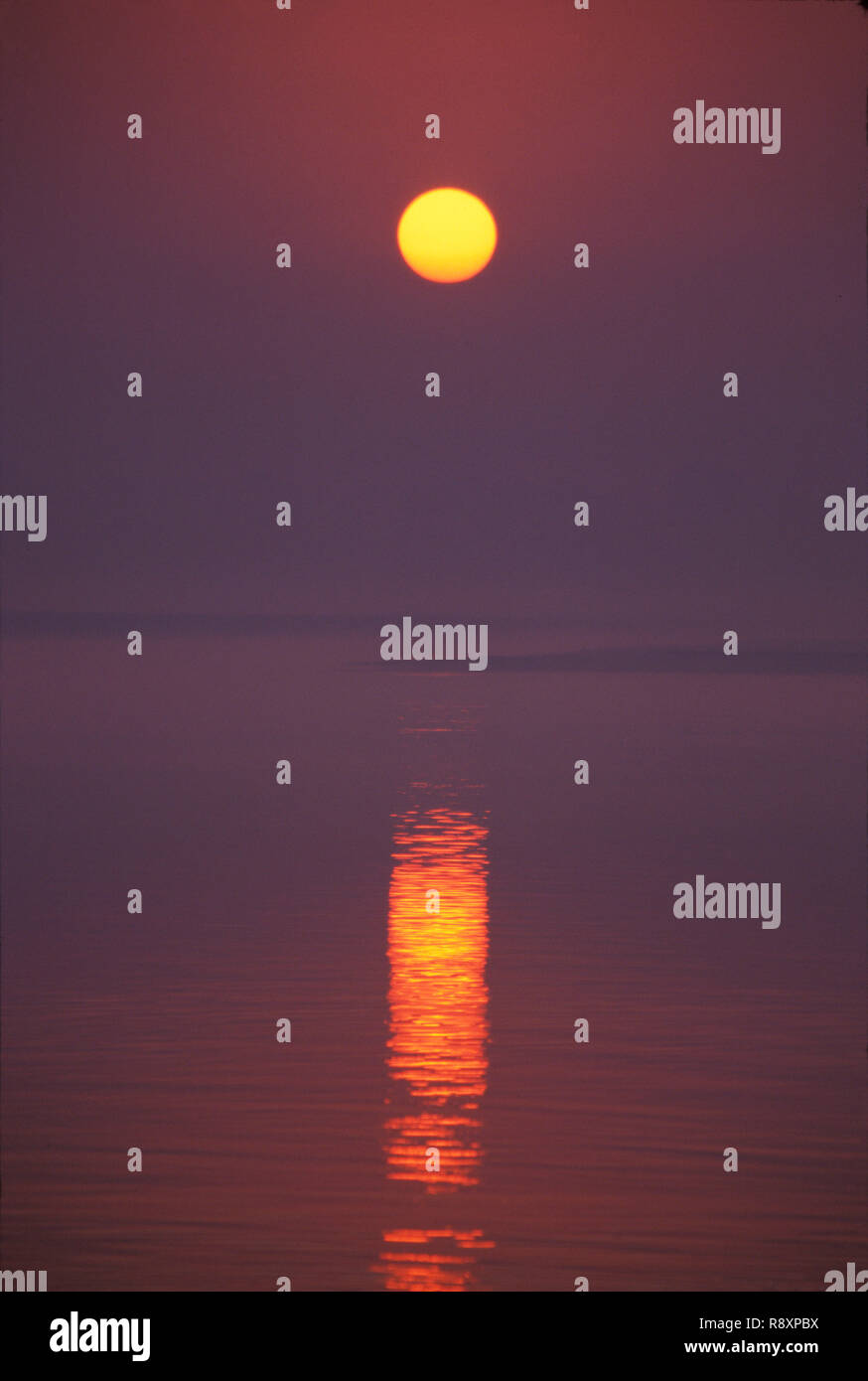 Sun and reflection Stock Photo - Alamy