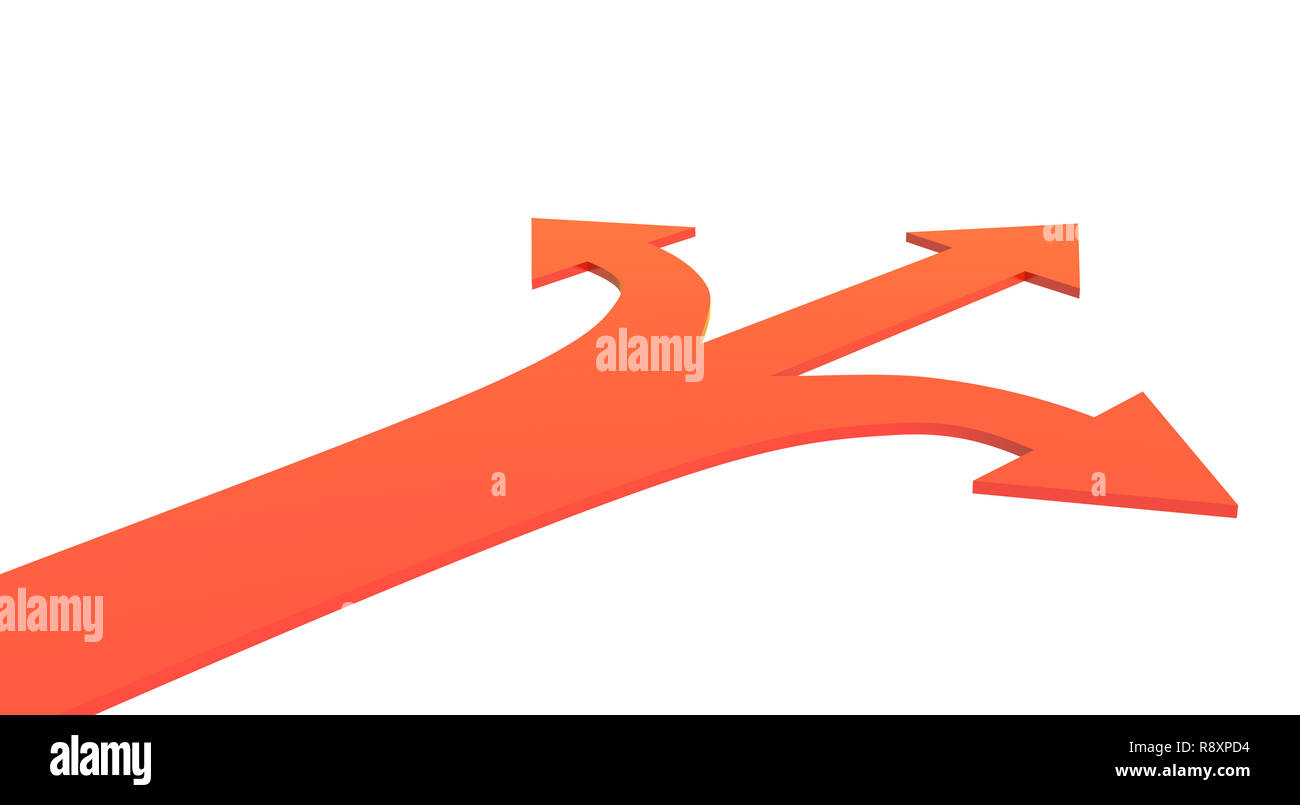 Forked roads hi-res stock photography and images - Alamy