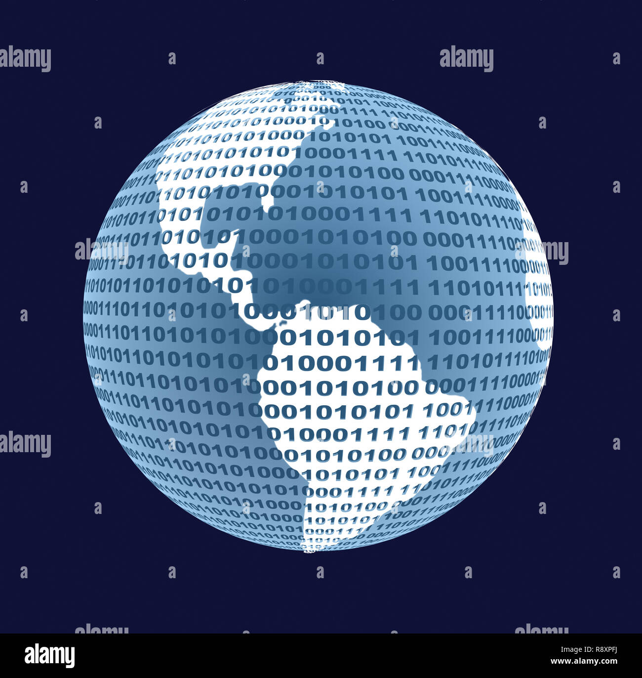 Globe from a binary code Stock Photo - Alamy Globe from a binary code Stock Photo - Alamy