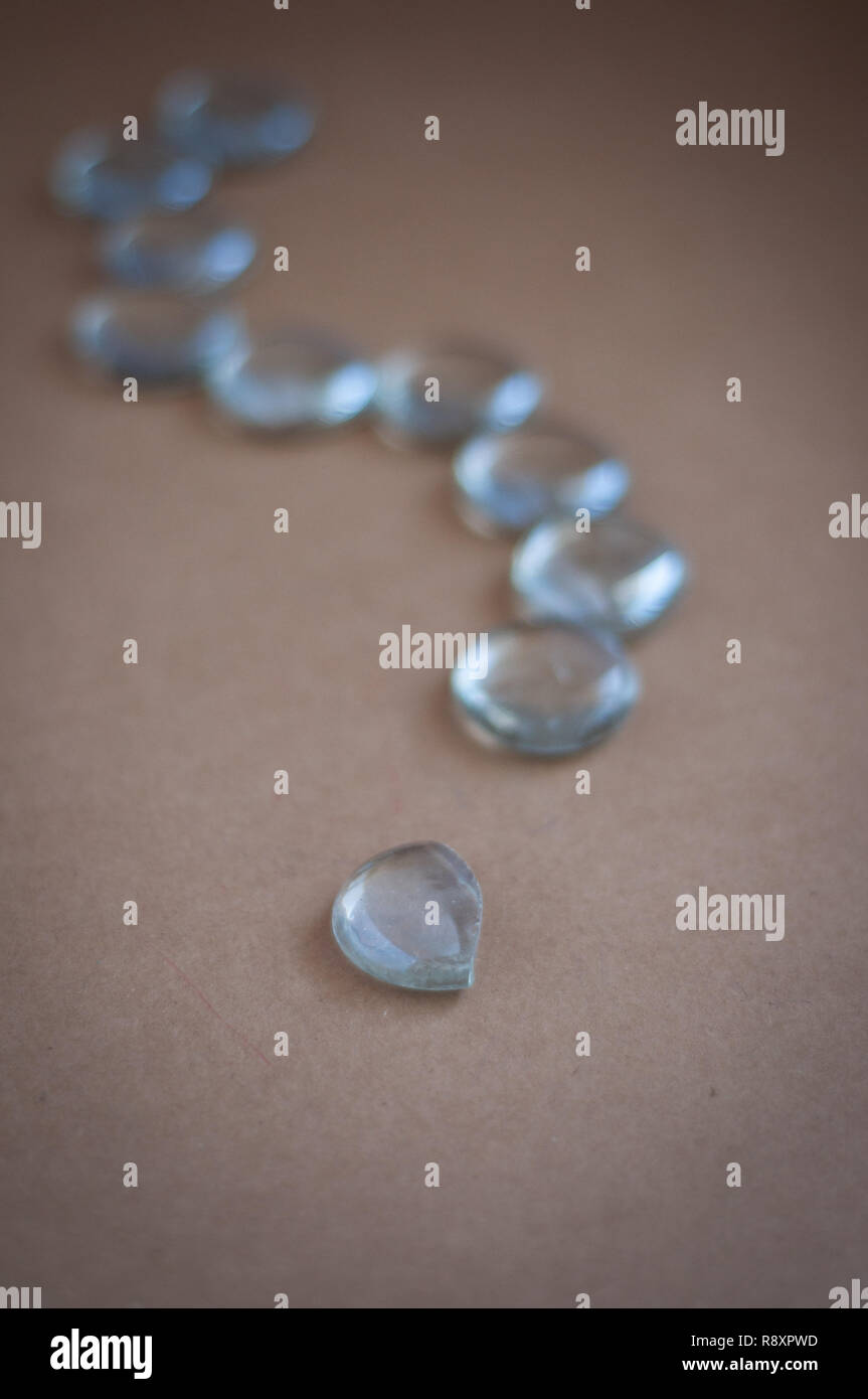 Sphere shiny green brown circle crystal decoration reflection ...