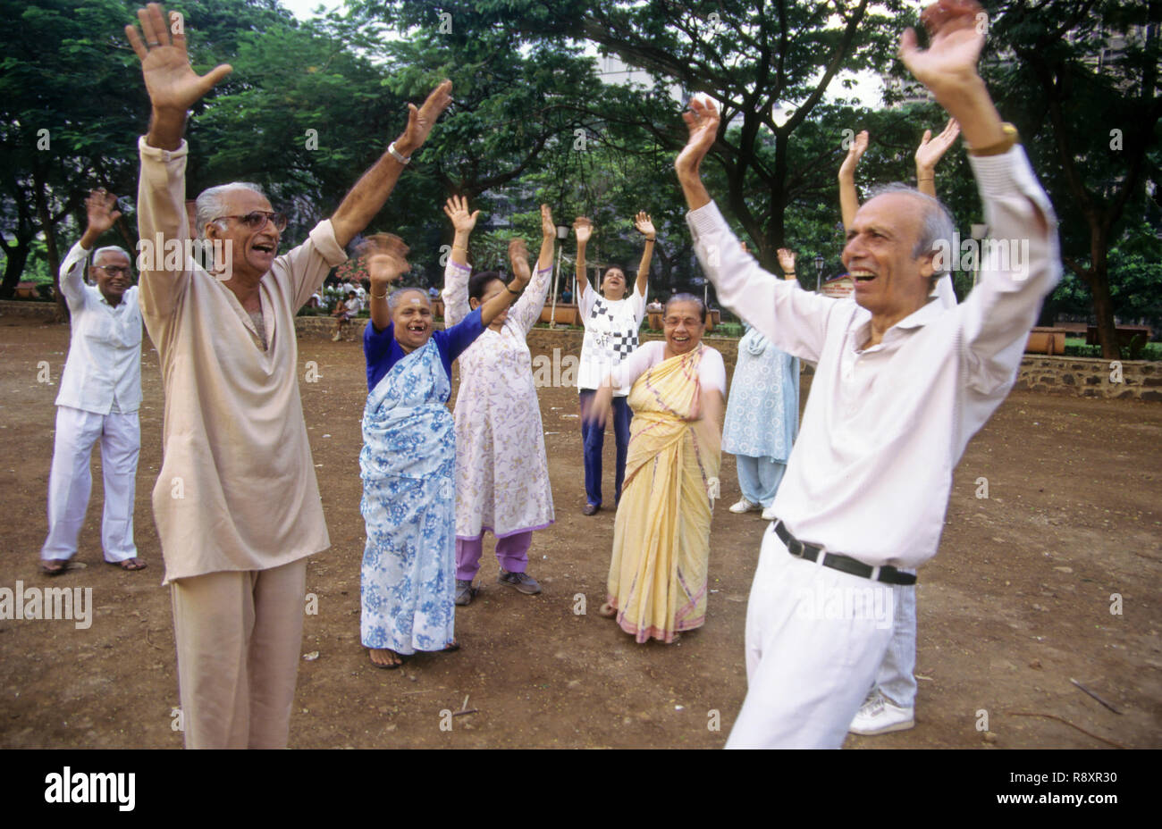 Laughter Club, Bombay, Mumbai, Maharashtra, India, Asia Stock Photo - Alamy
