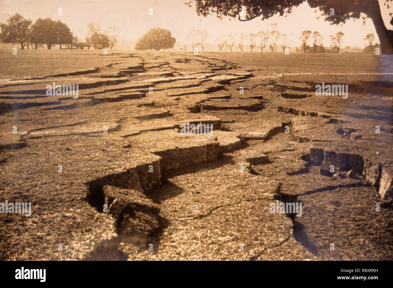 Earthquake, Bihar 18 March 1934, India Stock Photo - Alamy
