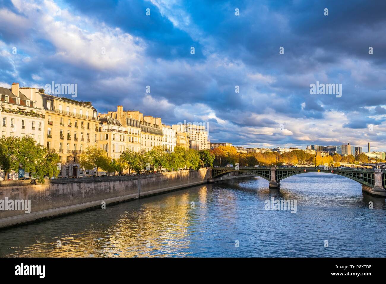 France, Paris, the banks of the Seine river listed as World Heritage by ...