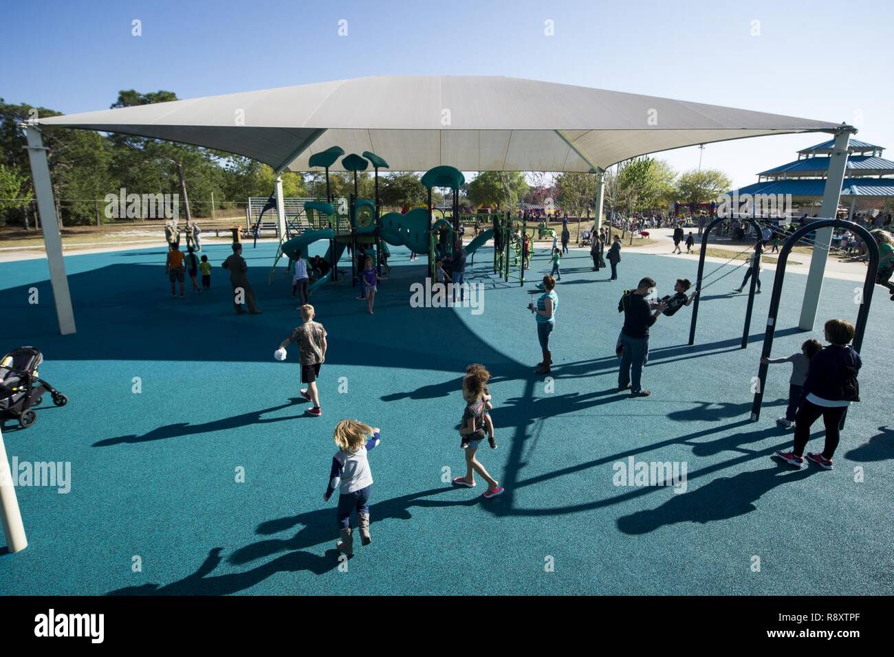 Air Commandos and their families attend a reopening celebration of the ...