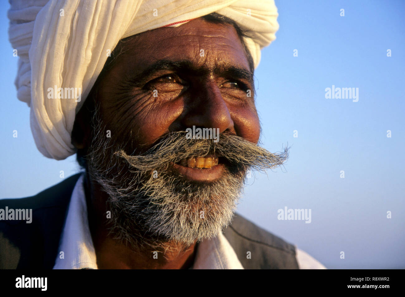 rural man, gujarat, india, NO MR Stock Photo - Alamy