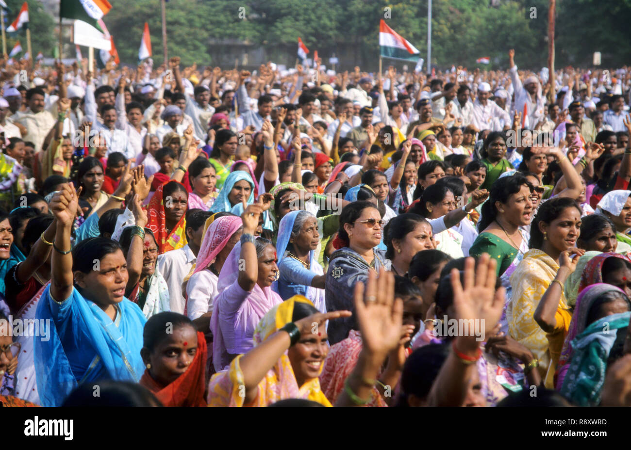 rural people, meeting, mumbai bombay, maharashtra, india Stock Photo ...