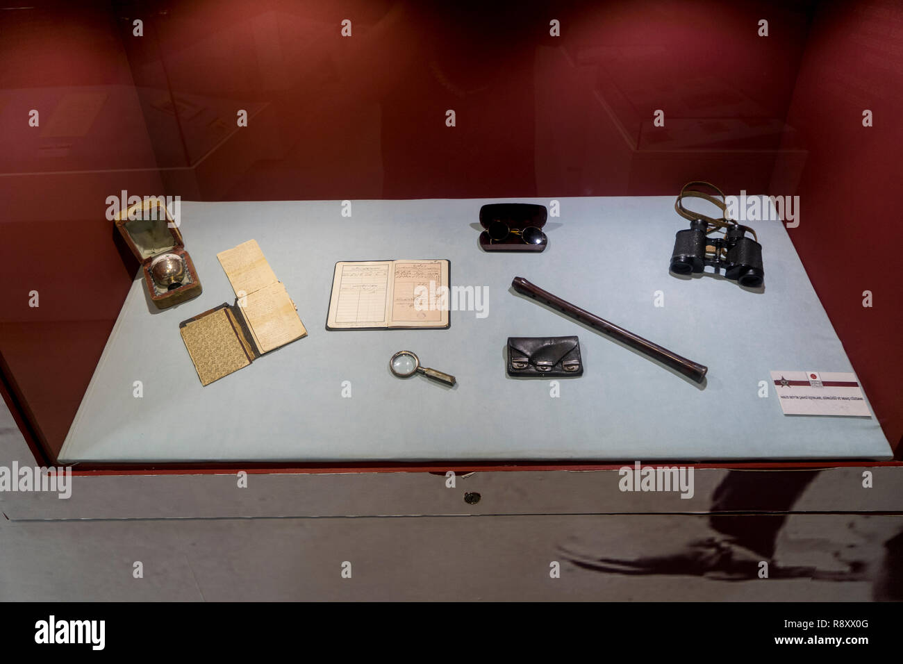 Equipment for a Turkish officer at the battle of Gallipoli Stock Photo ...