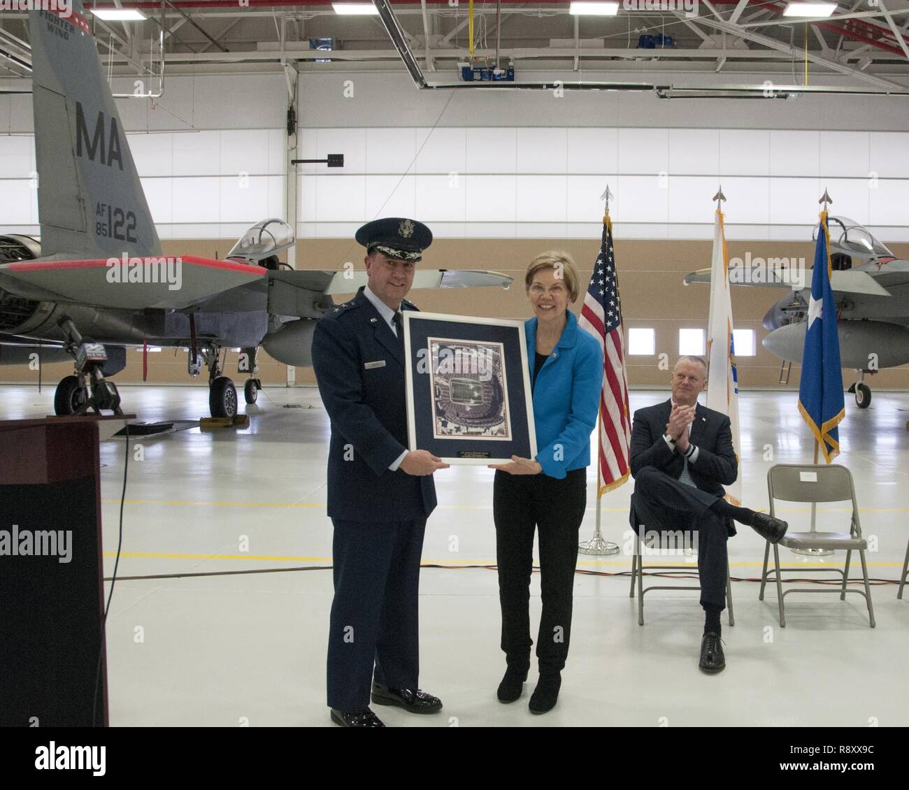 Governor Charlie Baker, Senator Elizabeth Warren, Congressman Richard ...