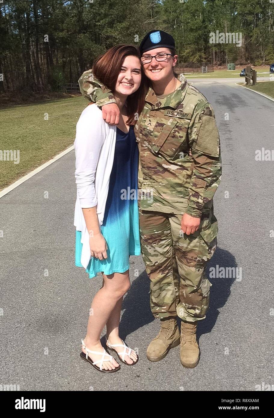West Virginia National Guard Pfc. Private Brooke Puffenbarger and Pfc ...
