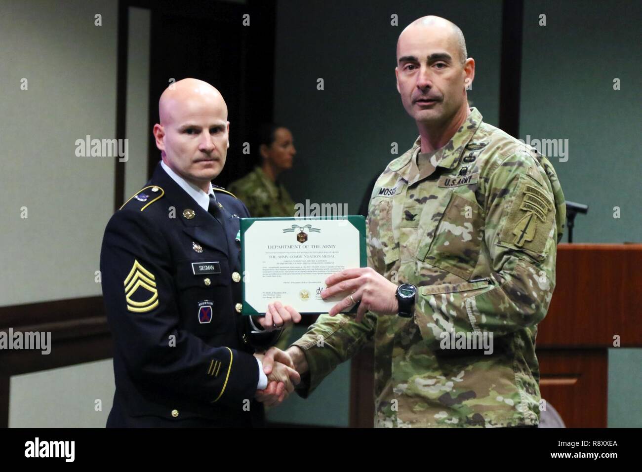 FORT BRAGG, N.C. ˗ The U.S. Army Special Operations Command named its ...