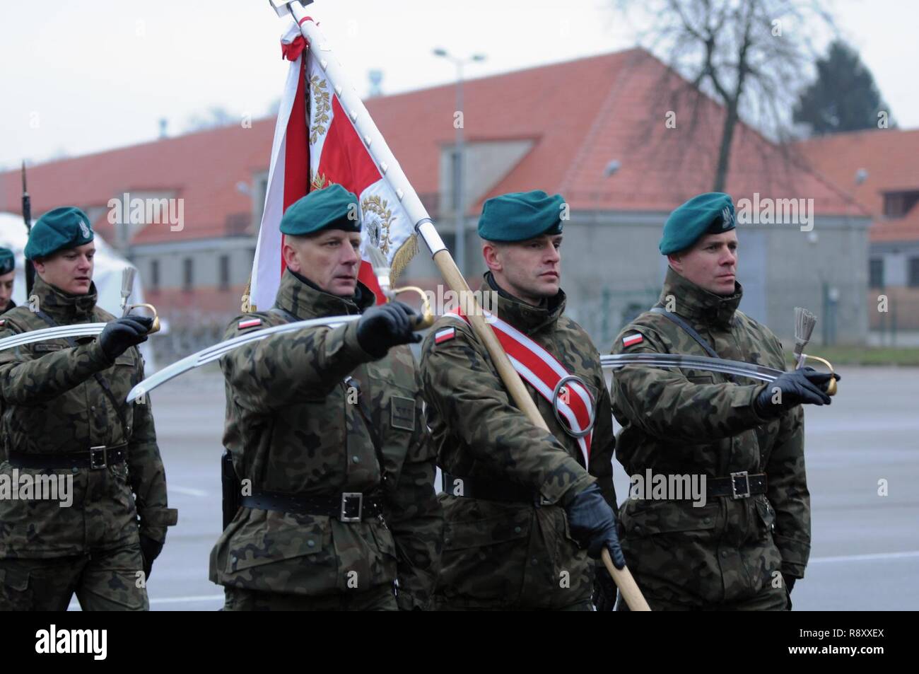 Polish soldiers march during the closing ceremony of ANAKONDA- 18 at ... Polish soldiers march during the closing ceremony of ANAKONDA- 18 at ...