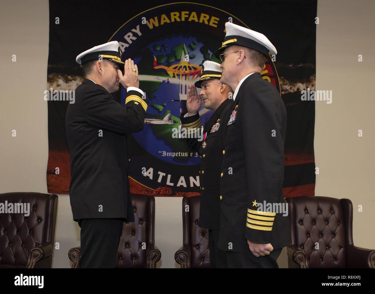 VIRGINIA BEACH, Va. (Dec. 6, 2018) Capt. Jack Killman, outgoing ...