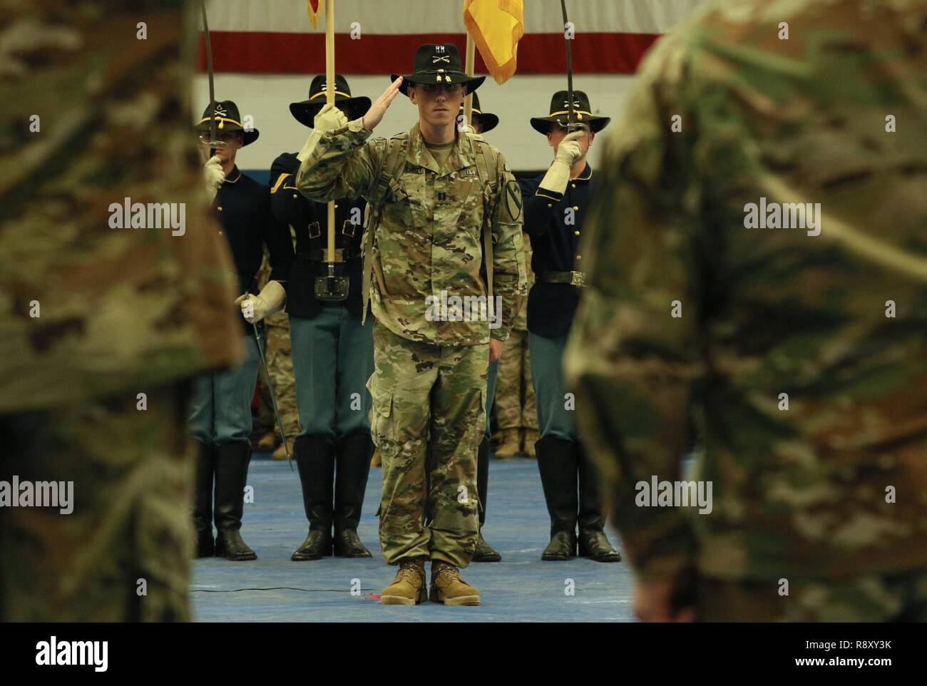 Capt. Nathaniel A. McDermott, commander, 154th Composite Transportation ...