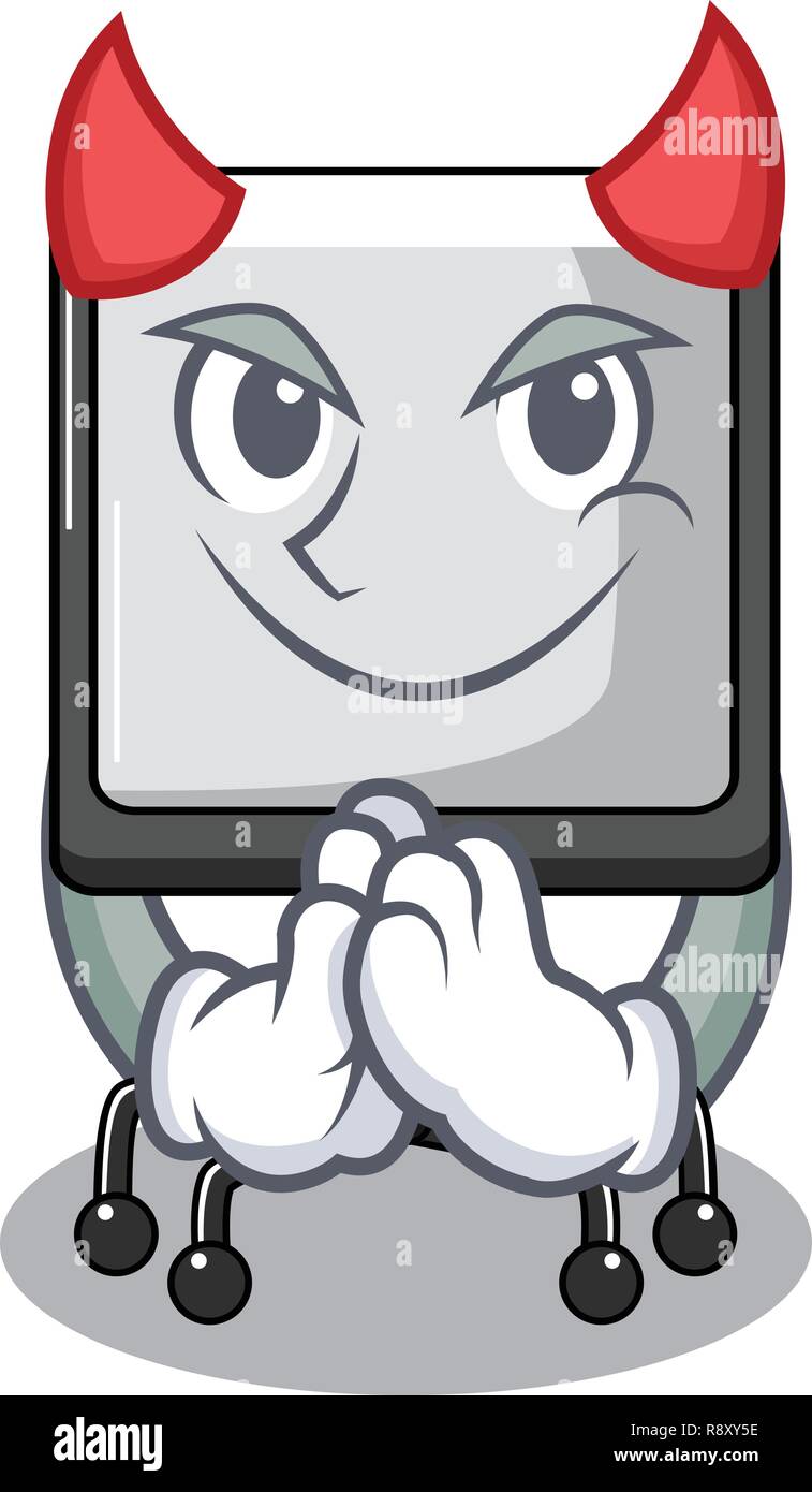 Devil presentation board cartoon on the floor Stock Vector Image & Art ...