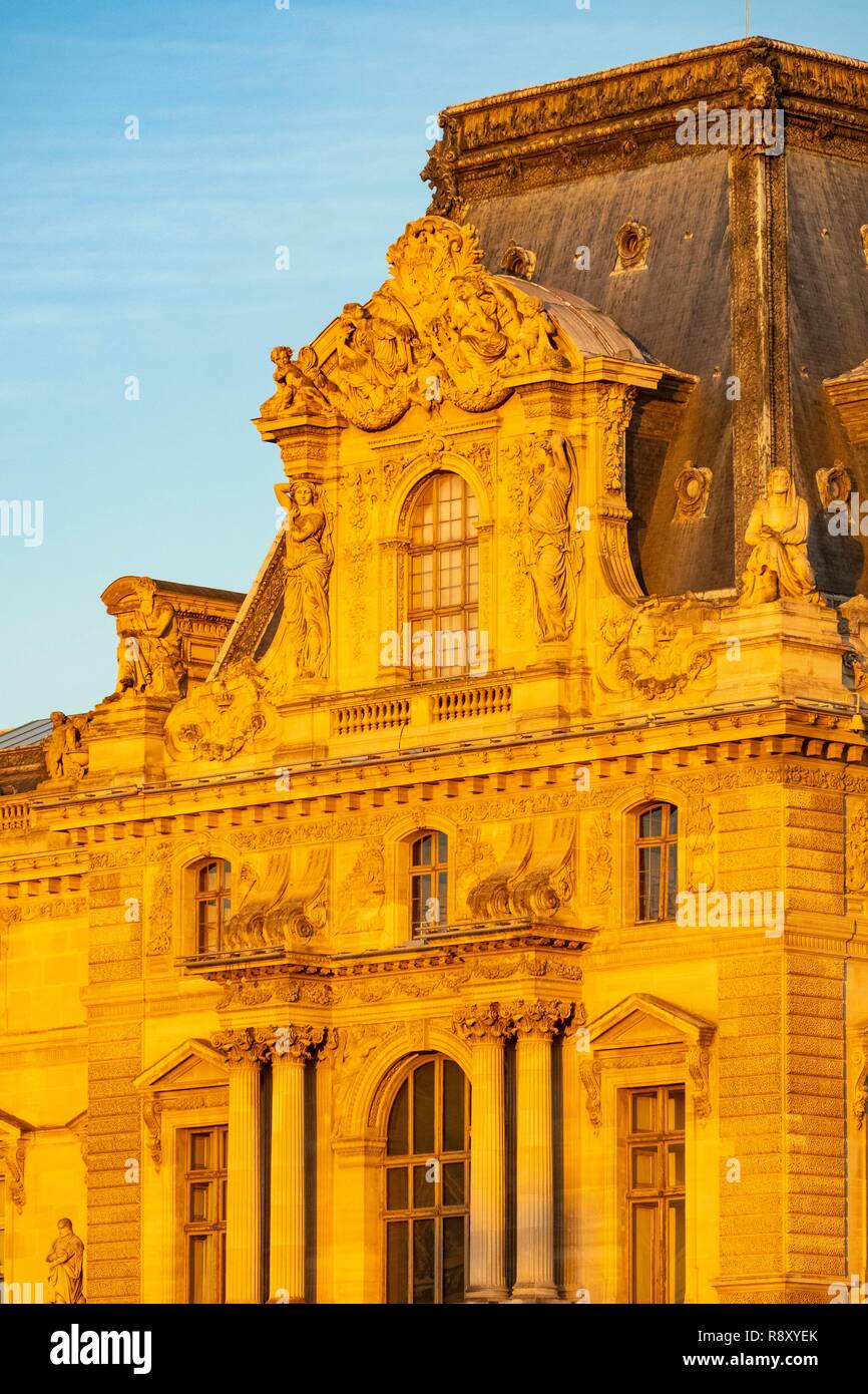 Facade of the louvre museum hi-res stock photography and images - Alamy
