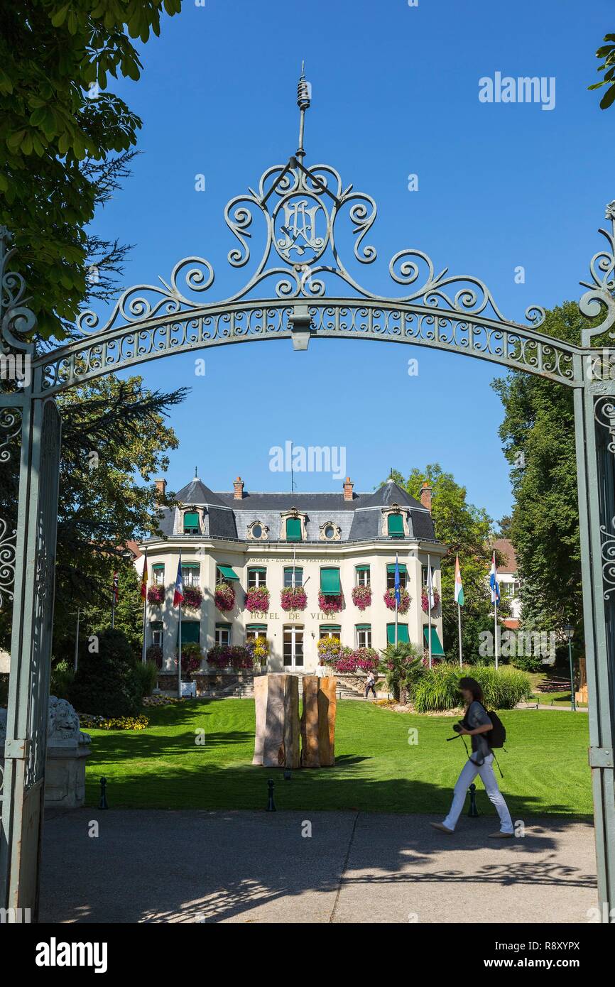 France, Yvelines, Andresy, City Hall Stock Photo - Alamy