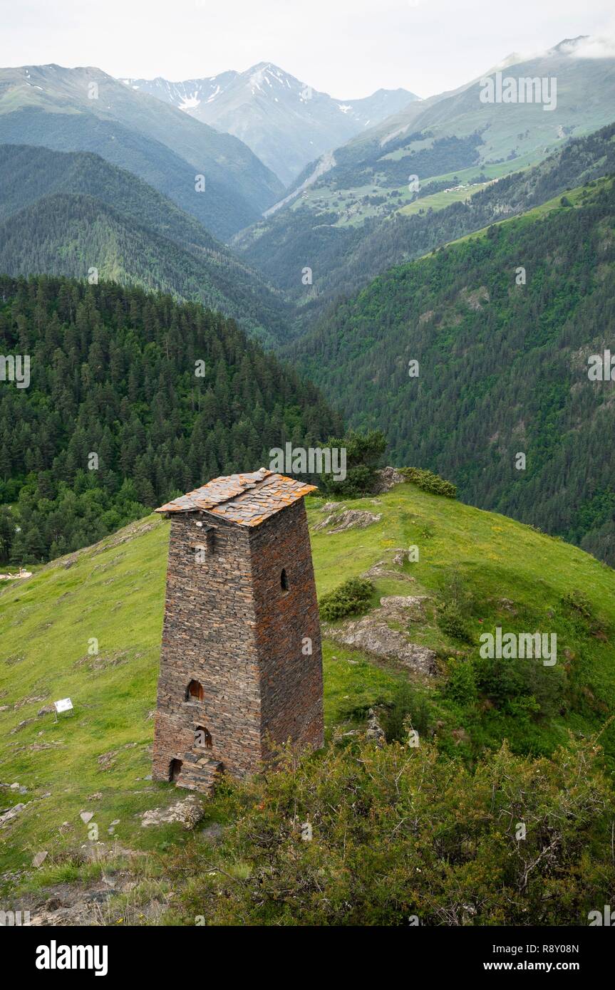 Georgia, Tusheti region listed as World Heritage by UNESCO, middle age ...