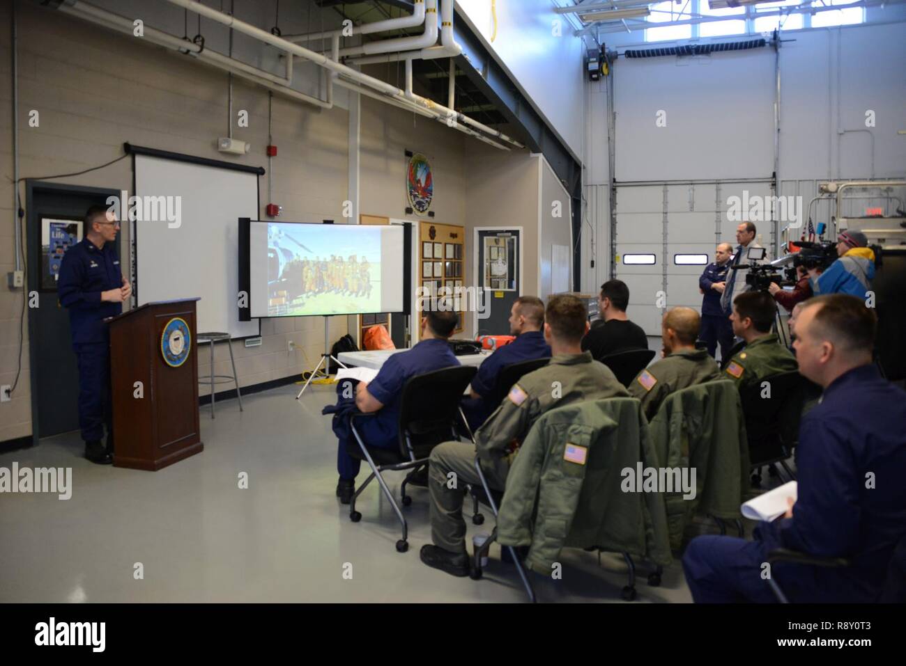 Capt. Brian LeFebvre, commanding officer of Coast Guard Sector Northern ...