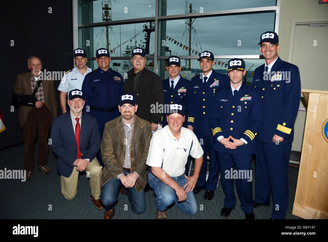 Active and retired Coast Guard members who served aboard the Coast ...