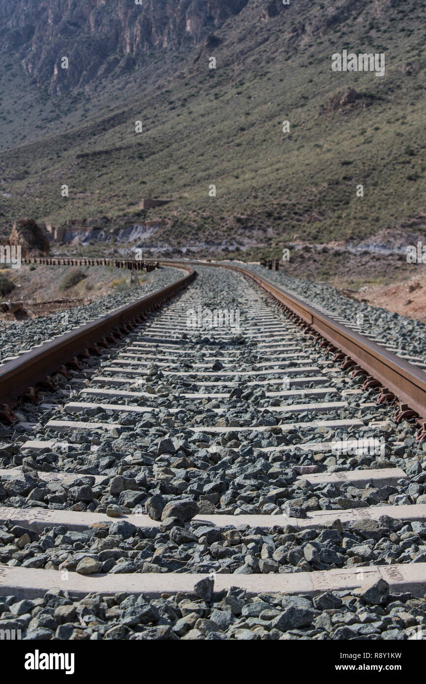 straight and curve of railroad, railroad tracks, railroad Stock Photo ...