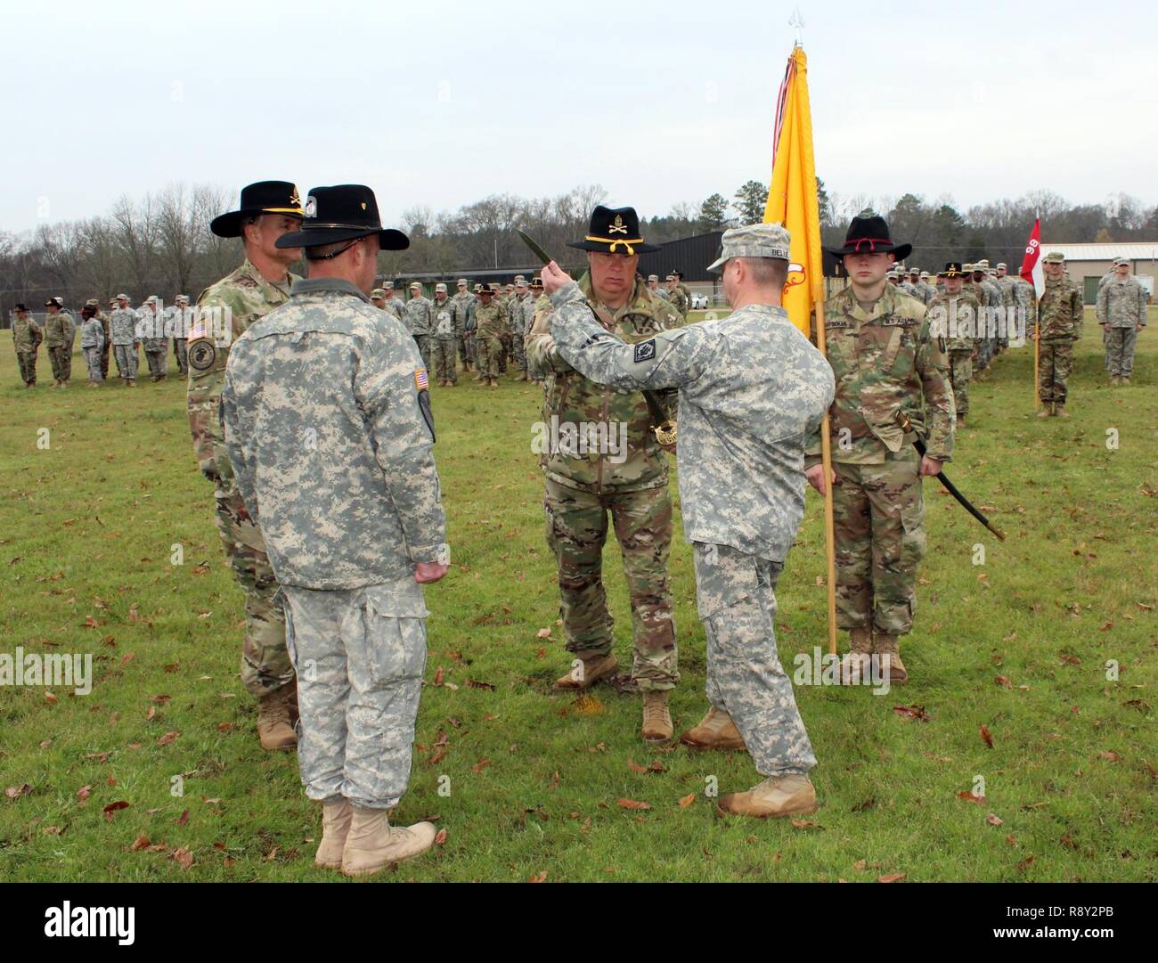 1st Sgt. John Gist passes the noncommissioned officers sword to ...