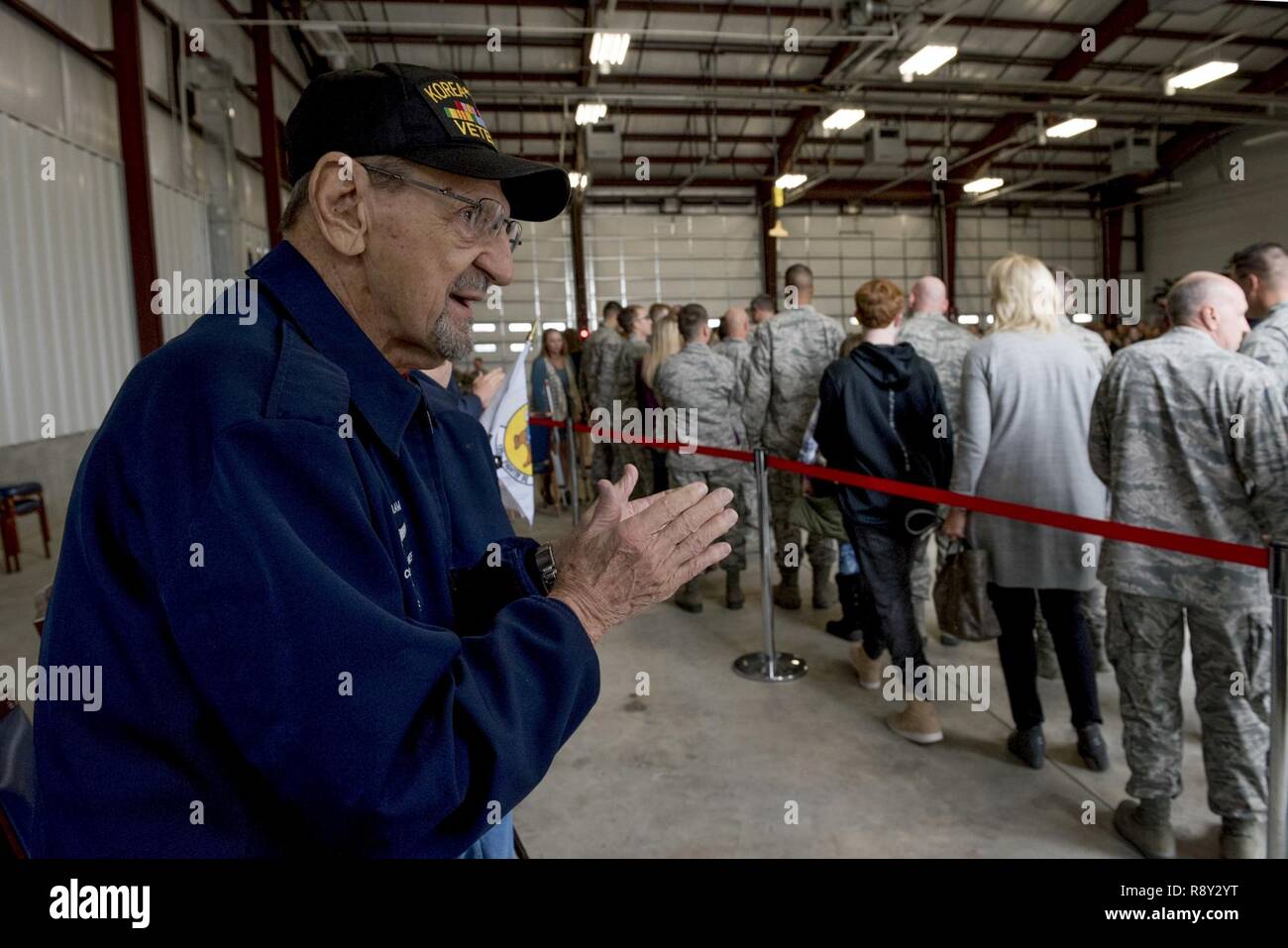 Retired Command Chief Master Sergeant George Banasky welcomes home ...